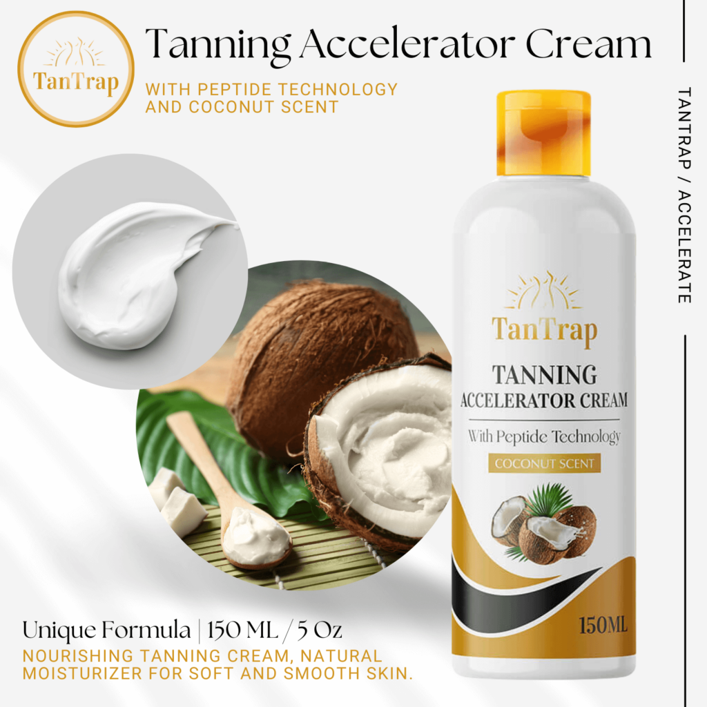 TanTrap Peptide Tanning Lotion - Coconut and Aloe Vera